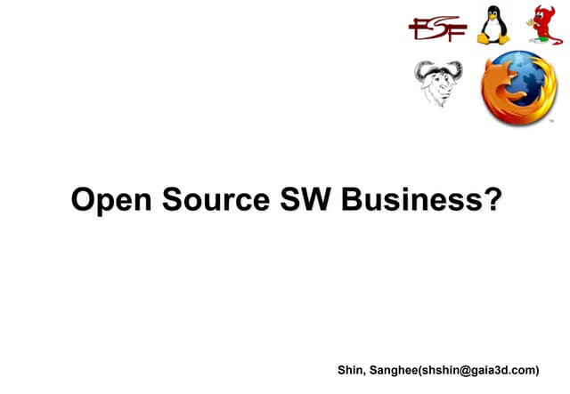 Open Source Sw Business Ppt 0208