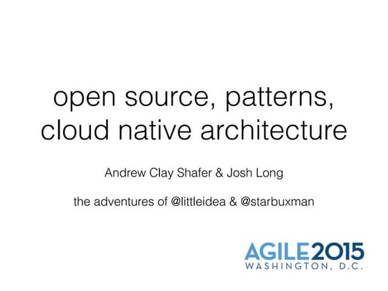 Cloud Native Machine Learning | PPTX | Cloud Computing | Internet