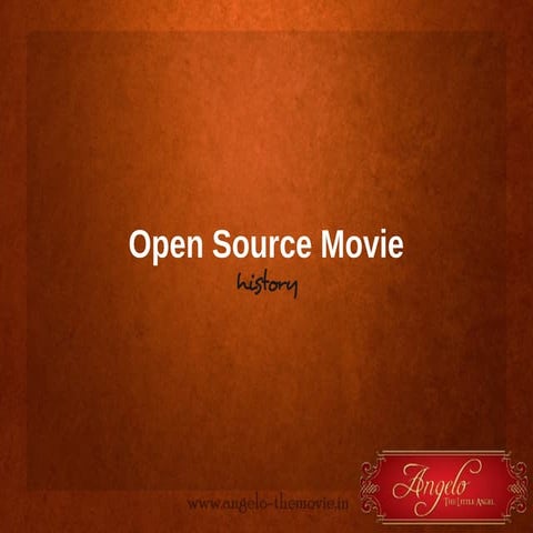 Open source movie history | PDF | Computer Animation | Computer Software and Applications