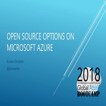 Open Source Options on Microsoft Azure | PPTX