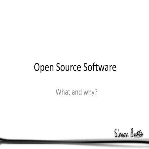 Open Source | PPT