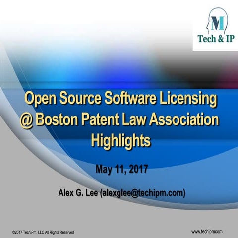 Open Source Software Licensing | PPTX