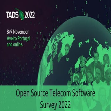 Open Source Telecom Software Survey 2022 Alan Quayle Ppt 0984