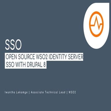 Open source wso2 identity server sso with drupal 8 | PDF | Operating Systems | Computer Software ...