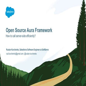 Open source aura framework: How to call server-side efficiently? | PPT
