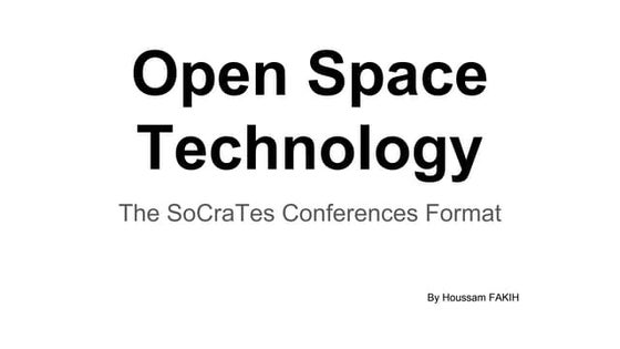 Open Space Technology | PPT