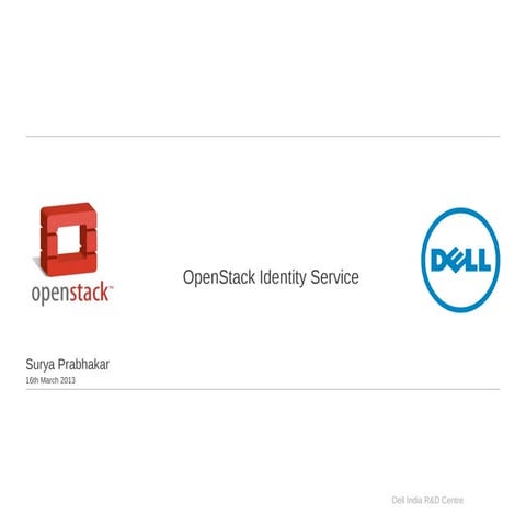 OpenStack keystone identity service | PDF