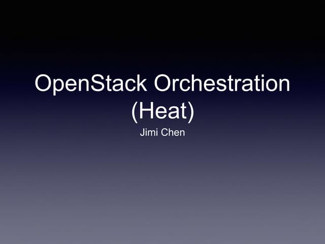 Openstack Orchestration Heat Ppt 9588
