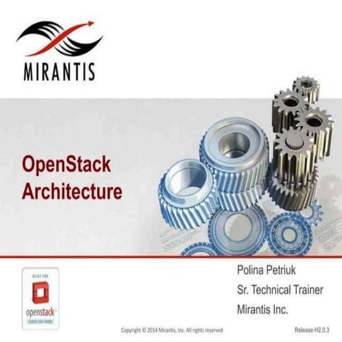 Openstack2Introduction Components Architecture Where it is used. What is openstack..pdf