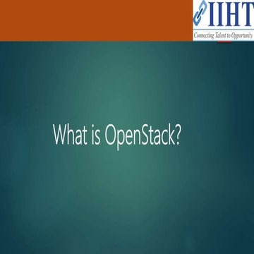 openstack certification | openstack training | PPTX