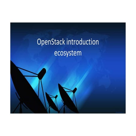 OpenStack Introduction Ecosystem | PDF | Cloud Computing | Internet