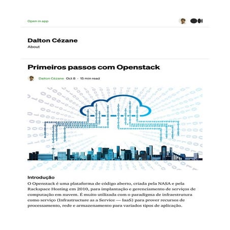 Primeiros passos com Openstack | PDF
