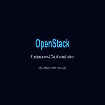 OpenStack Fundamentals.pptxxxxxxxxxxxxxxxxxxxxxxxx | PPTX
