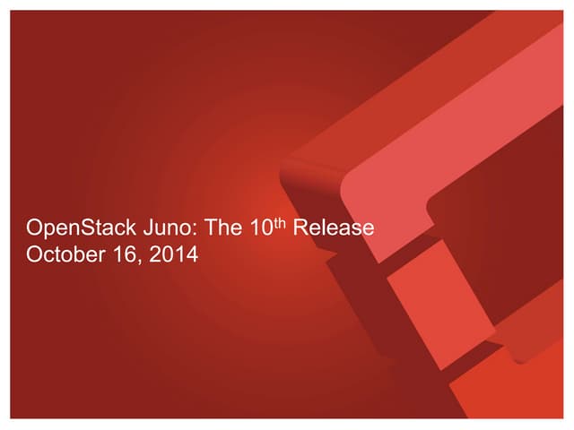 Openstack Juno October 2014 Ppt