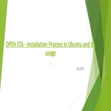 OPEN STA – Instalation Process in Ubuntu.pptx