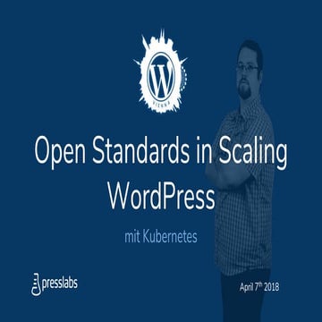 Open Standards in Scaling WordPress | PDF
