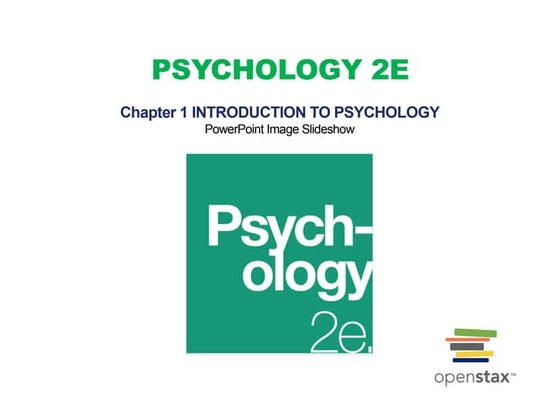Chapter 1: PSYCHOLOGY | PPTX | Science