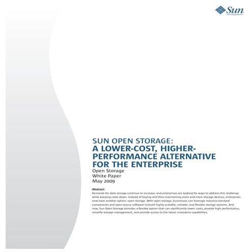 Sun Open Storage | PDF