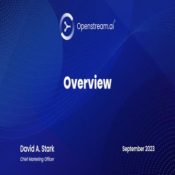Openstream.ai – Insurtech Innovation Award 2023 | PDF | Cloud Computing ...