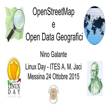 OpenStreetMap e open data geografici | PDF