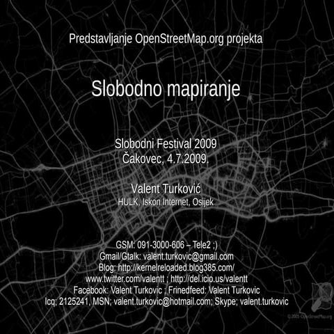 Slobodno mapiranje - OpenStreetMap | ODP