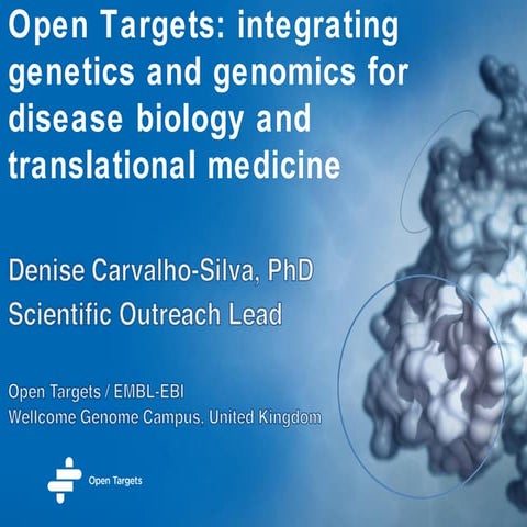 Open Targets, identifying targets for drug development in the treatment ...
