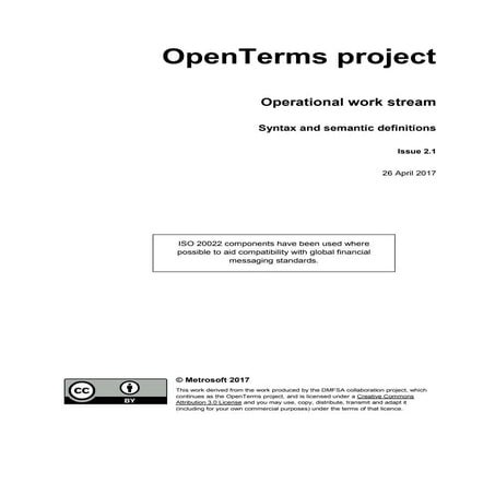 OpenTerms Syntax | PDF