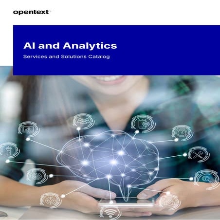 OpenText AI & Analytics Services and Solutions Catalog | PDF