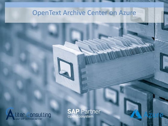 VILT - Archiving and Decommissioning with OpenText InfoArchive | PDF ...