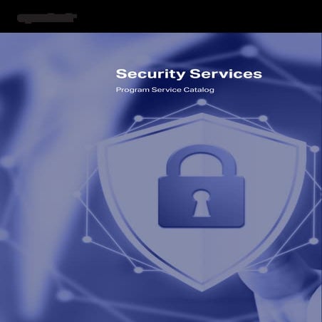 Open text security services catalog | PDF