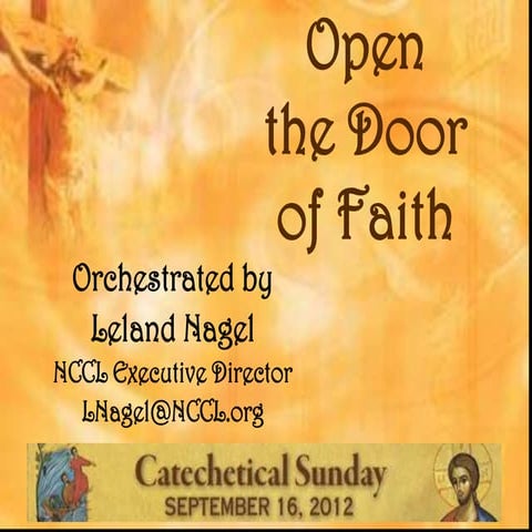 Open the doors of faith no audio | PPT