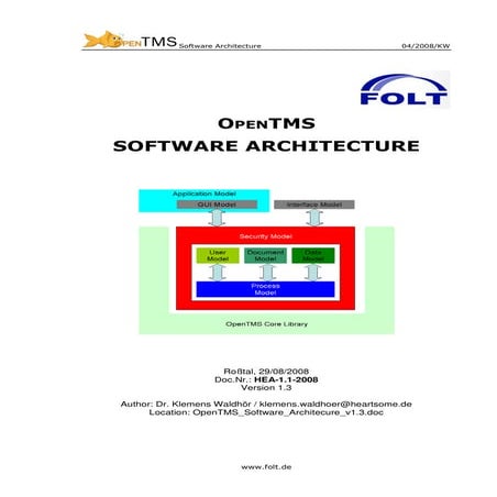 Open Tms Software Architecure | PDF