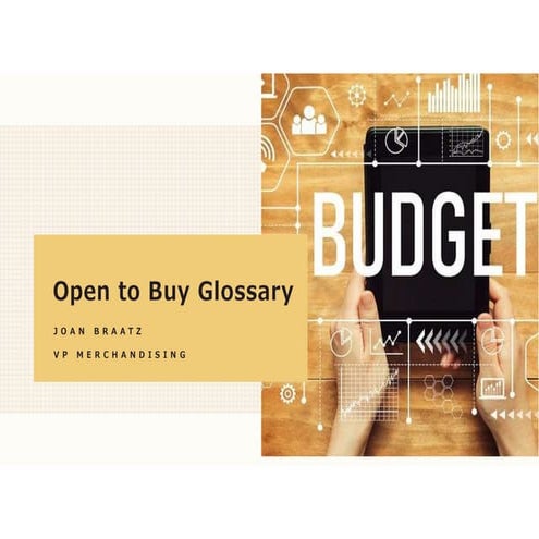 Open to Buy Glossary of Retail Terms | PDF
