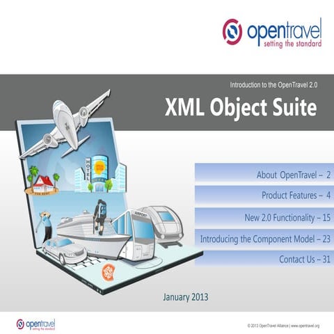 OpenTravel 2.0 XML Object Suite Introduction | PPT