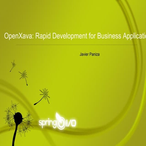 OpenXava: Rapid Development for Business Applications | ODP | Programming Languages | Computing