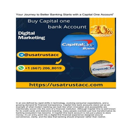 Capital One Company Presentation | PPTX