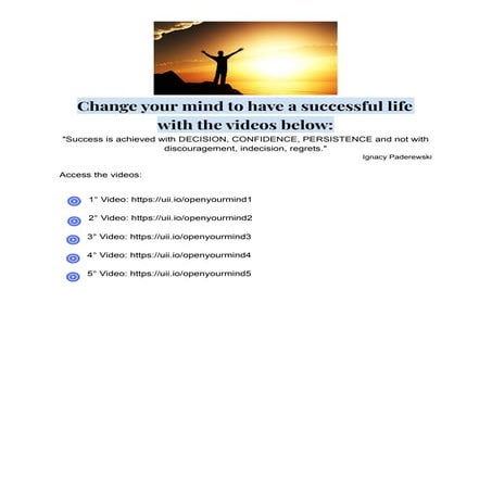 LEARN TO CHANGE YOUR MIND FOR SUCCESS. | PDF