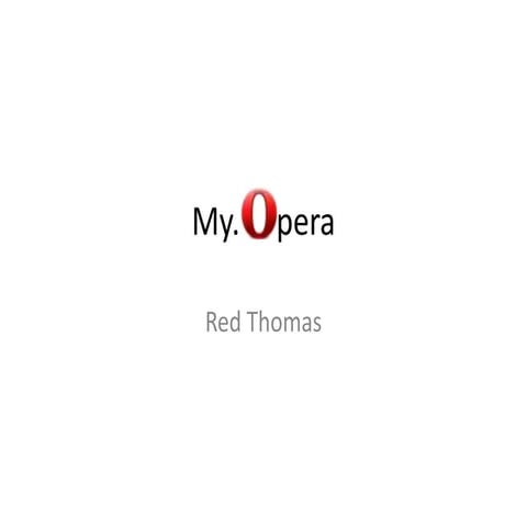 My Opera Presentation | PPTX