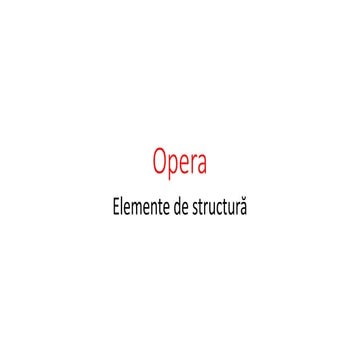 Prezentarea genului muzical de Opera clasicism | PPT