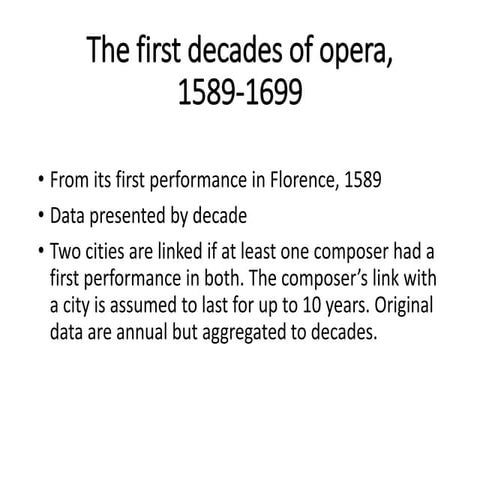Opera first-decades | PPT