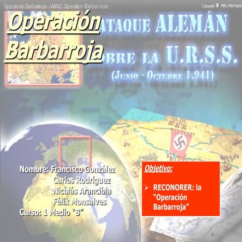 Operacion barbarroja (1) | PPTX