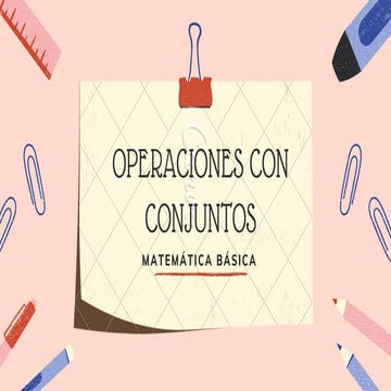 Operaciones con conjuntos | PDF