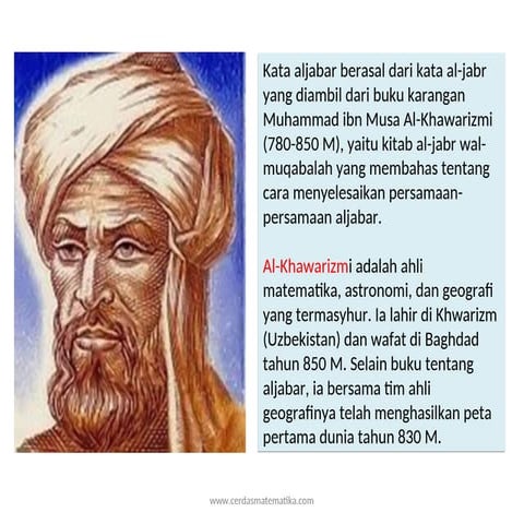 Operasi dan Faktorisasi Bentuk Aljabar - www.cerdasmatematika.com.ppt