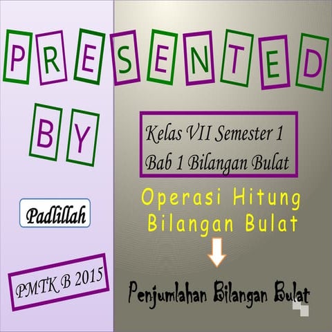 Operasi Hitung Bilangan Bulat Pendidikan.pptx