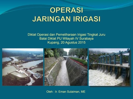 PETA IRIGASI OBEL MINE'13 UNIPA | PPT