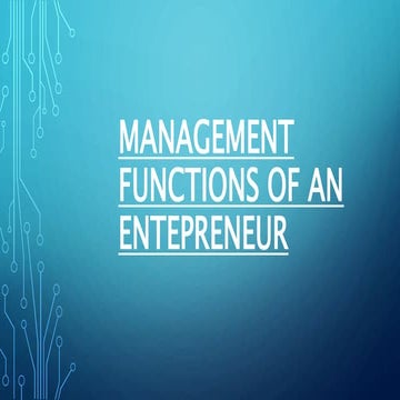Five Functions of management. | PPT