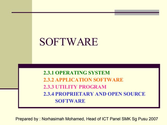 Operating System Ppt Operating Systems Computer Software And Applications