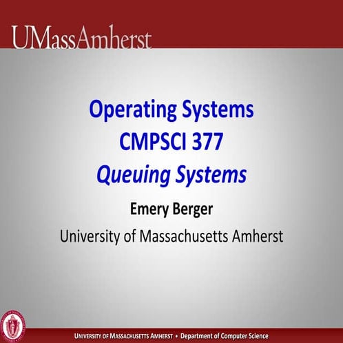 Operating Systems Queuing Systems Pdf Programming Languages Computing