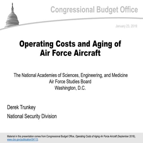 Operating Costs and Aging of Air Force Aircraft | PDF