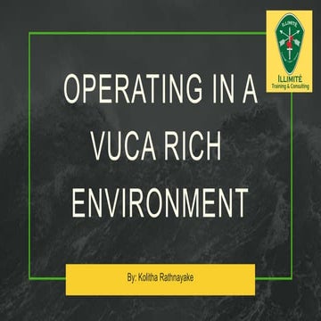 Operating in a vuca environment | PPSX